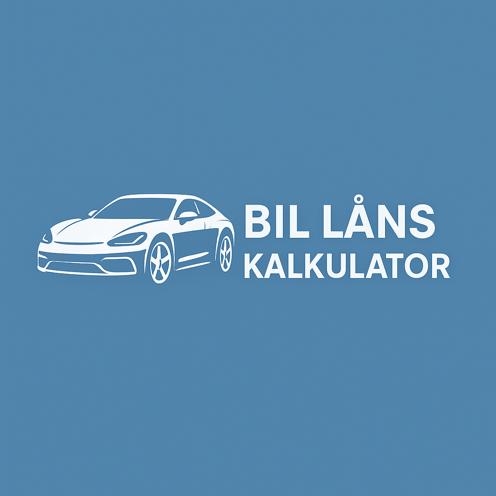 Billånskalkulator – Regn ut billån, rente og månedsbeløp